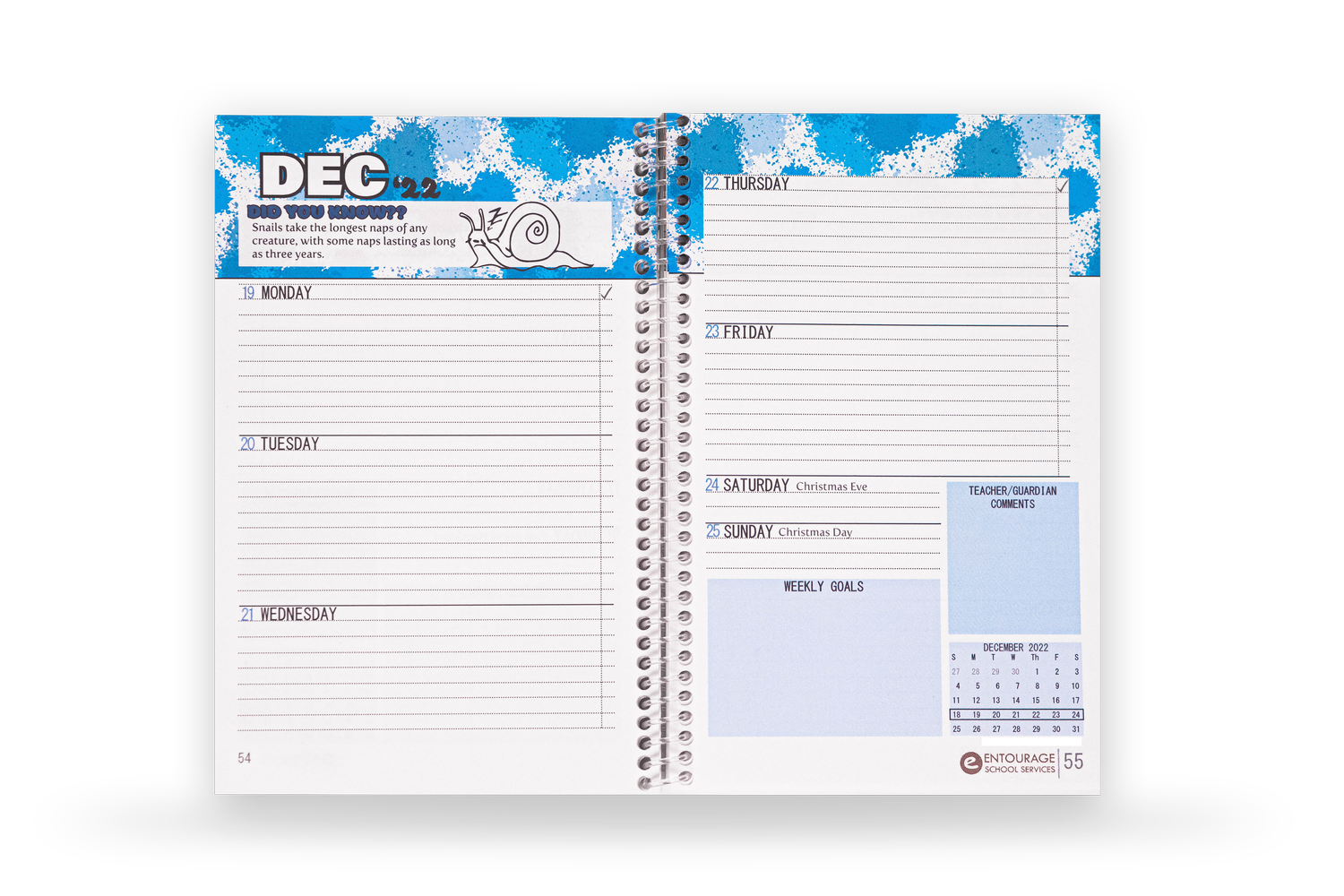 Empower Students: Custom School Planners by Entourage Yearbooks ...