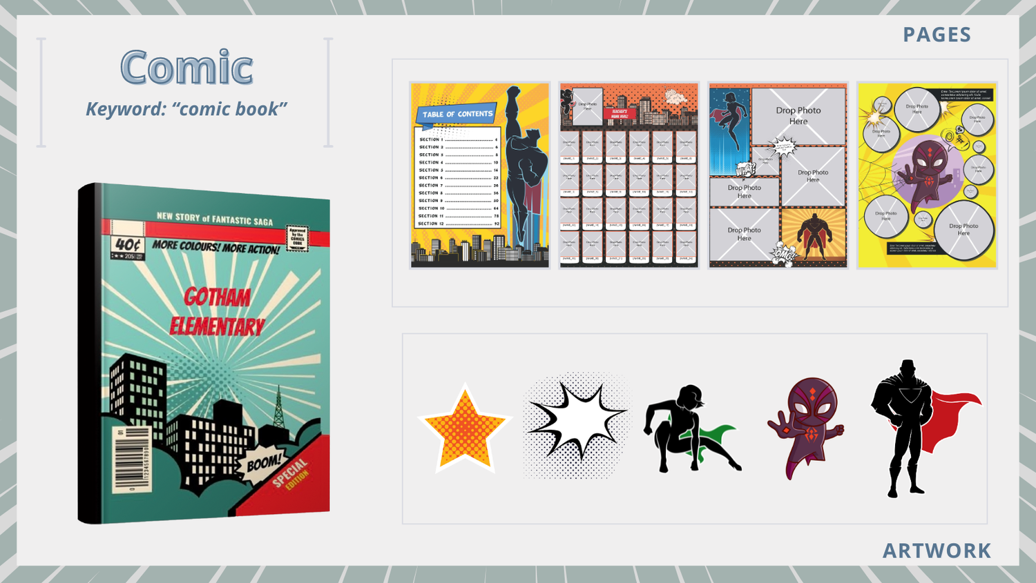 Explore Entourage Yearbooks' Wide Selection of Yearbook Themes and ...