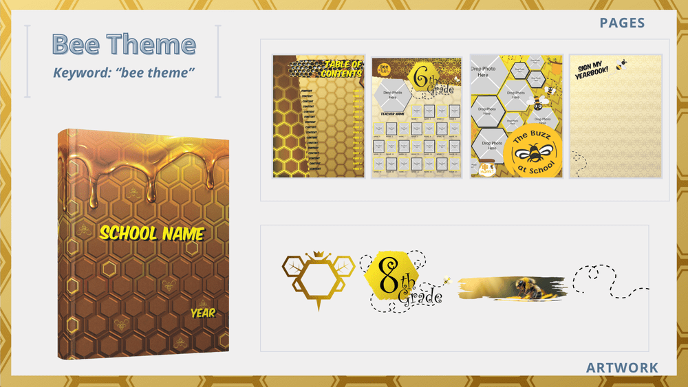 Explore Entourage Yearbooks' Wide Selection of Yearbook Themes and ...