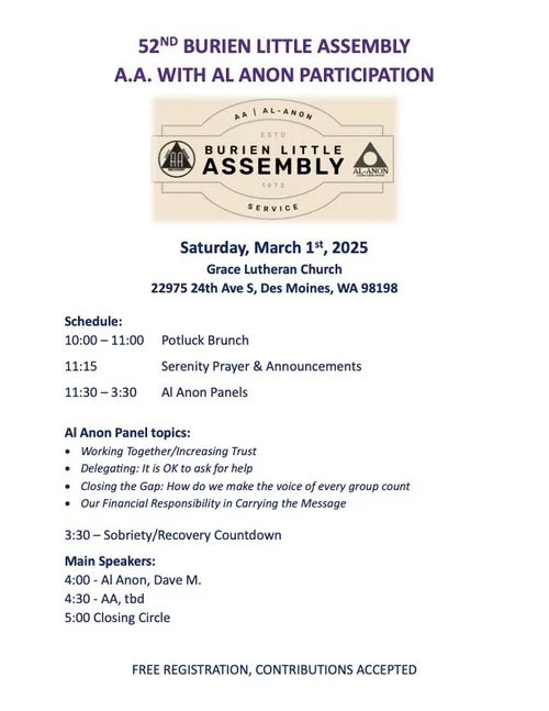 Events — Greater Seattle Al-Anon