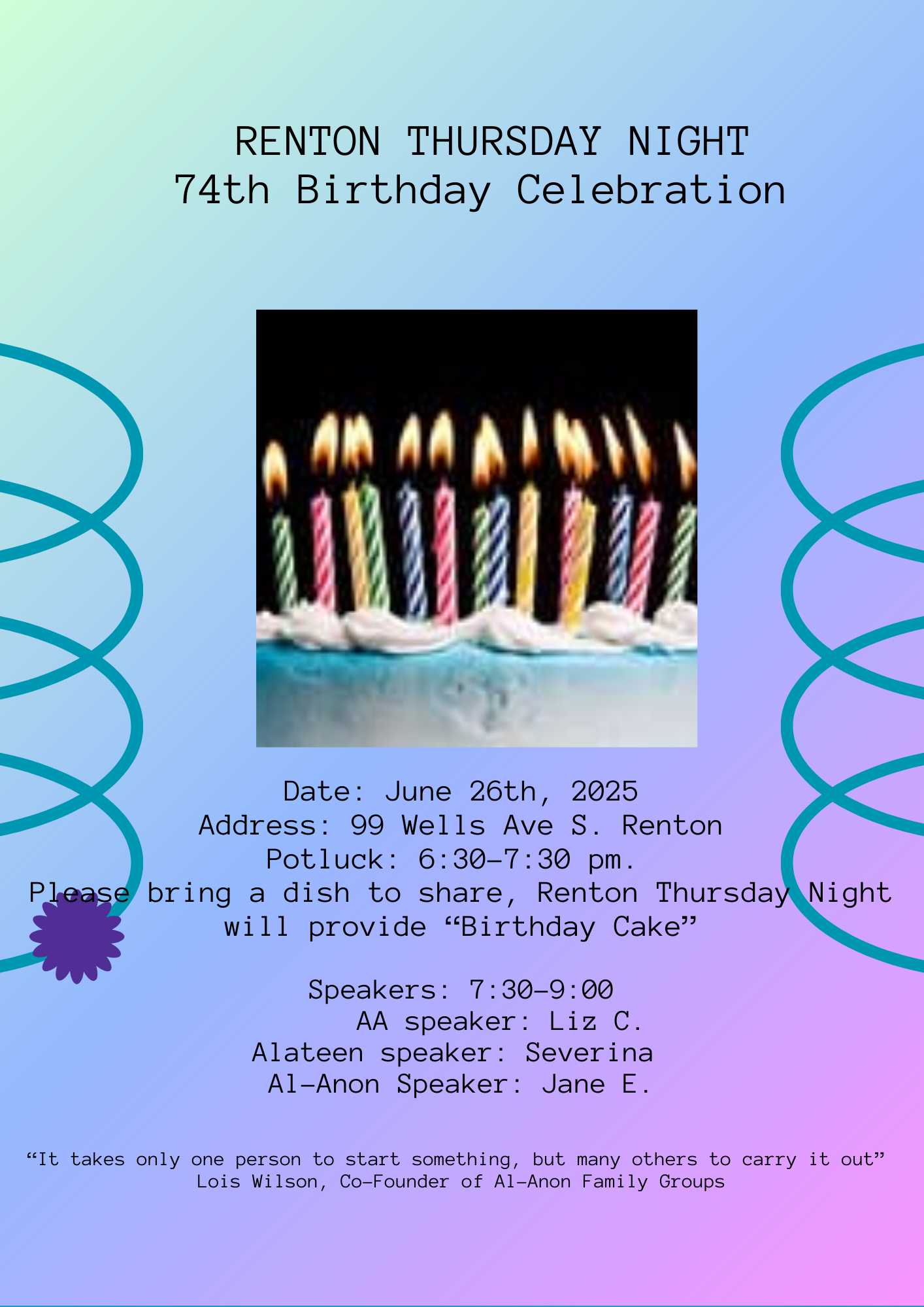 Events — Greater Seattle Al-Anon