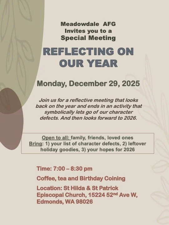 Events — Greater Seattle Al-Anon