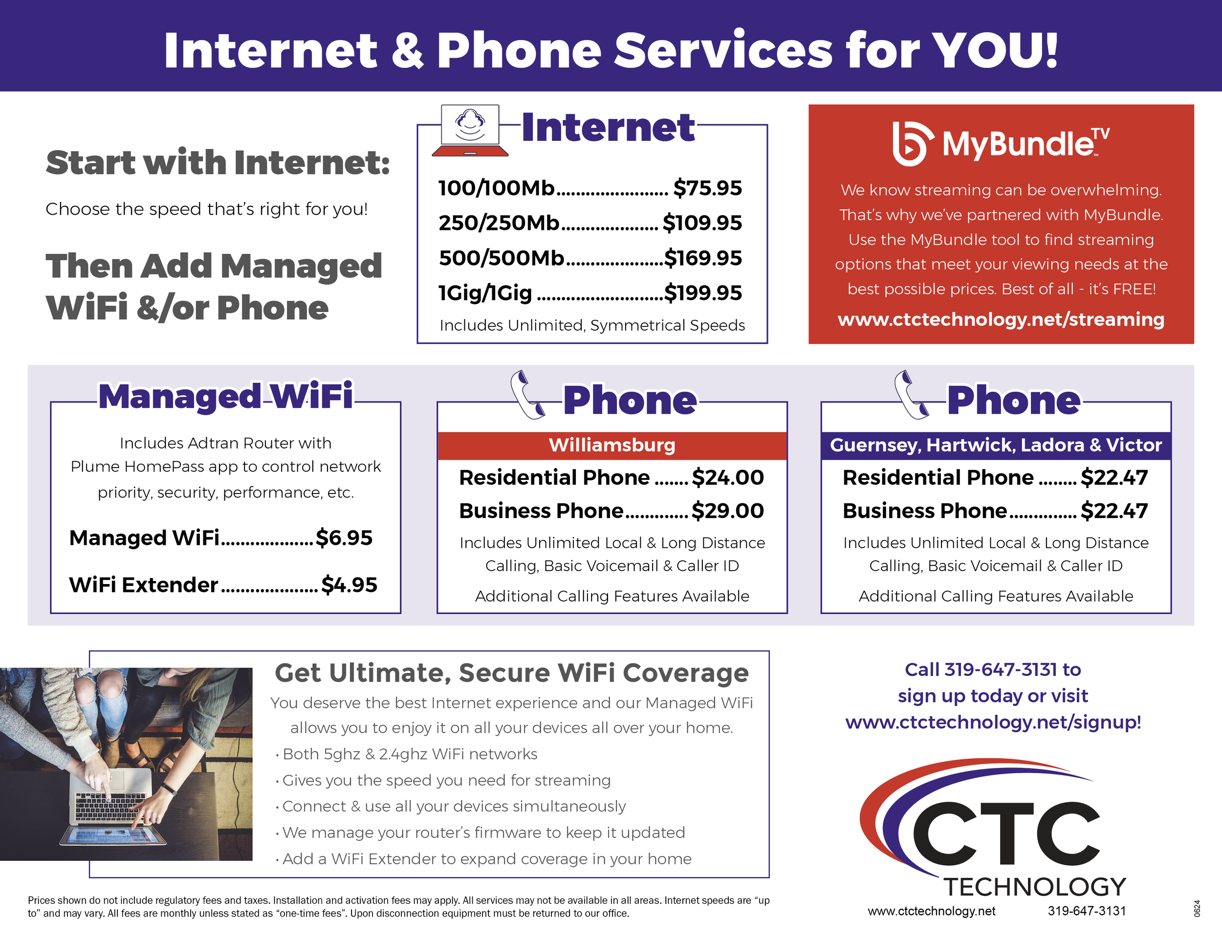 Pricing & Plans — CTC Technology
