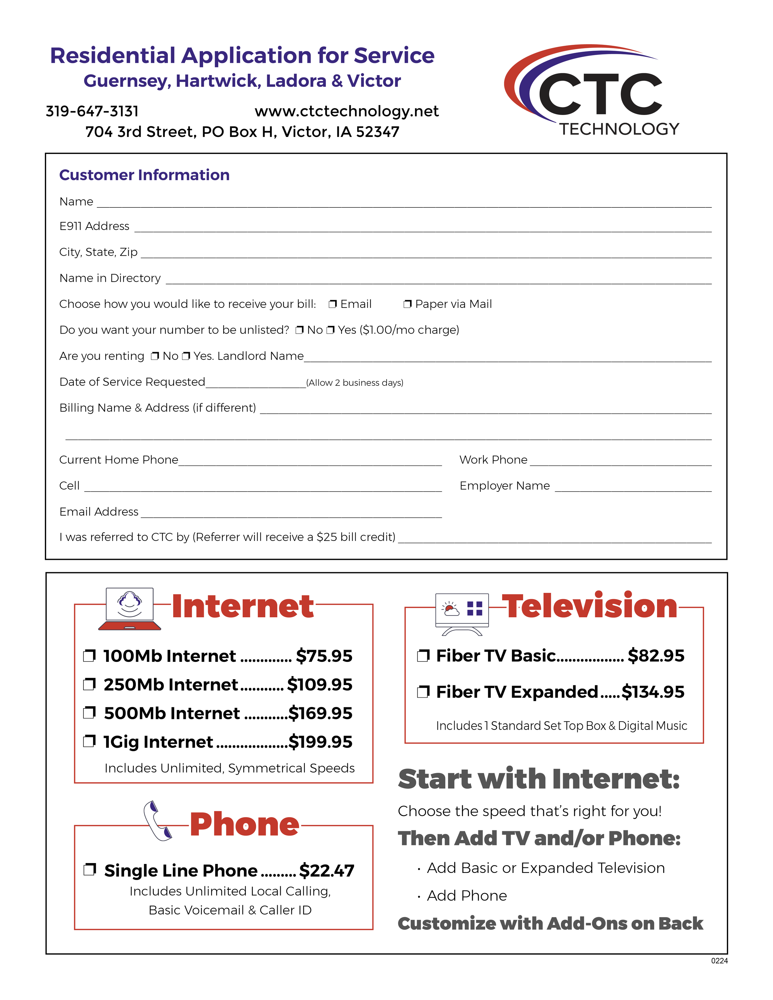 Pricing & Plans — CTC Technology
