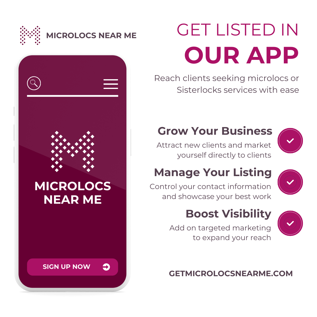 Microlocs or Sisterlocks Loctician Directory — Omalocs Beauty