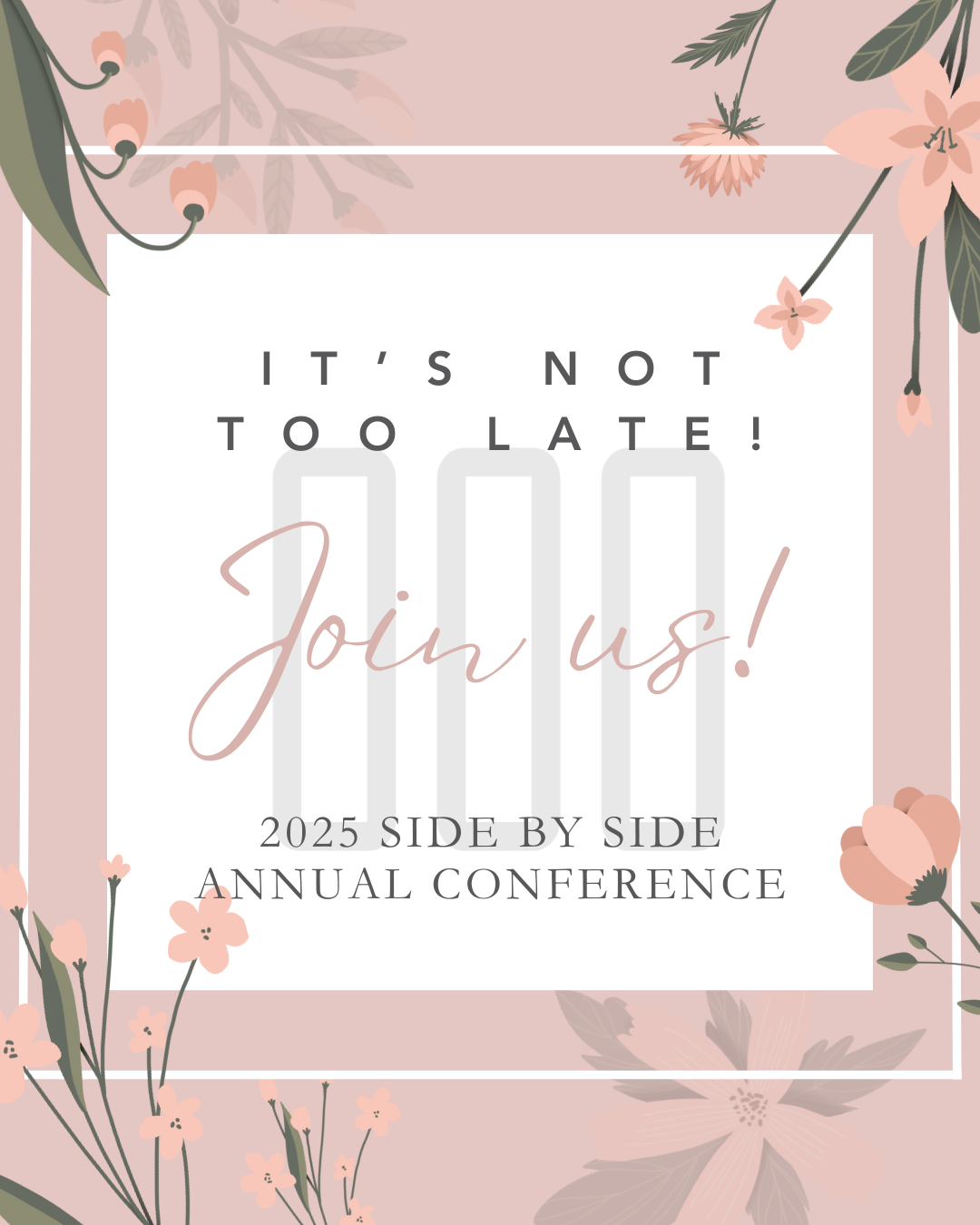 April 2025 Announcements — Side By Side: A CMDA Ministry