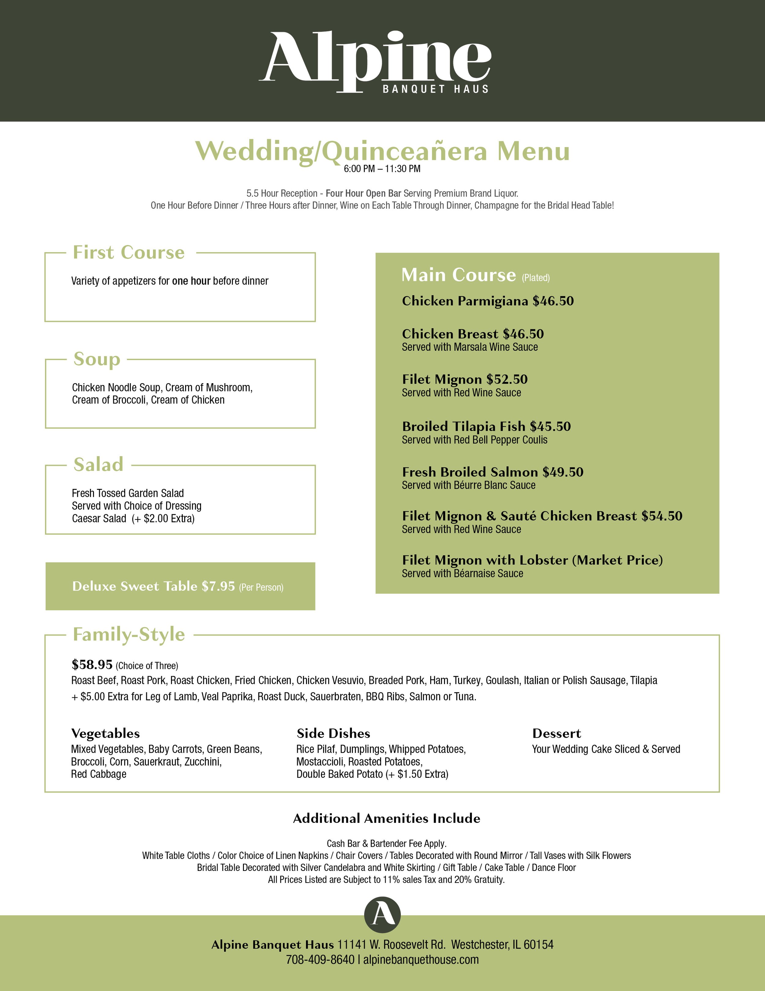 Alpine Banquet House