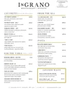 Menu 1 — InGrano Annapolis