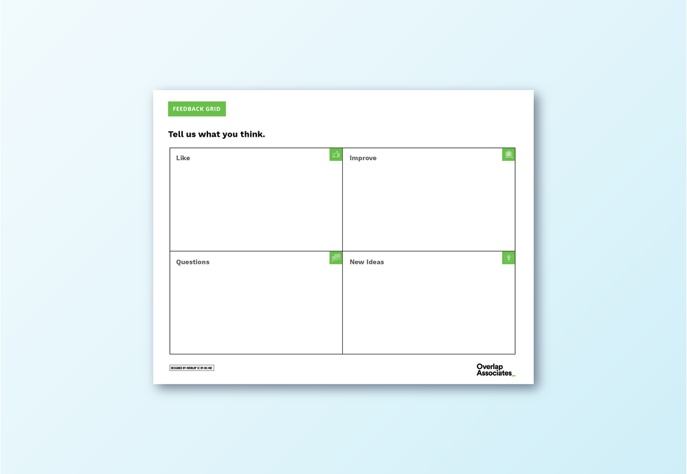 Feedback Grid Worksheet — Overlap Associates