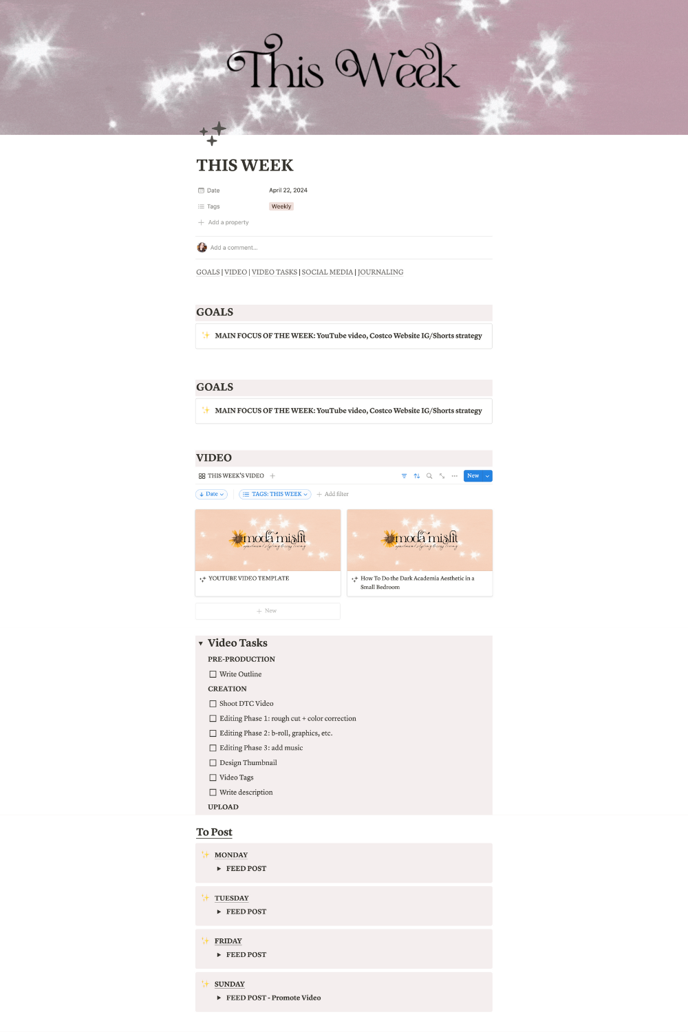 Organizing My Life With My Cozy Notion Setup | Notion Tips & Inspo ...