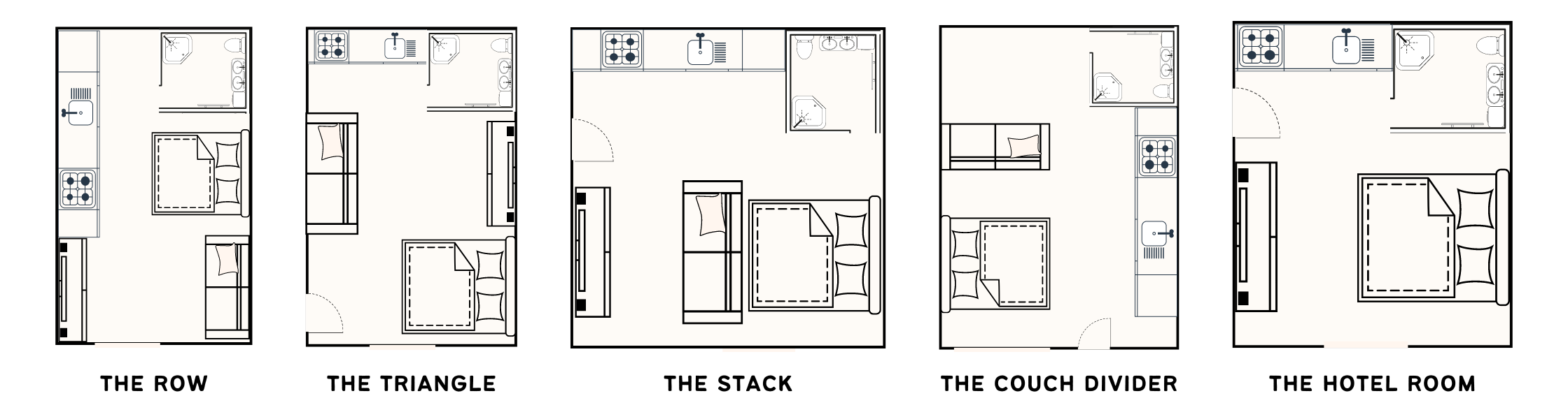 5 Studio Apartment Layout Ideas That Will Make Your Studio Flow ...