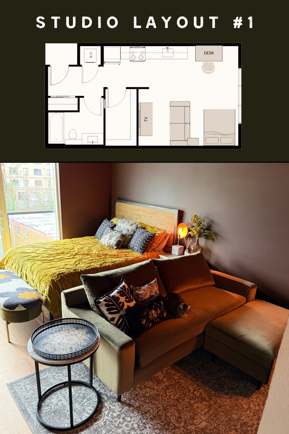 Studio Apartment Layout Ideas: The KEY to Choosing a Studio Setup That ...