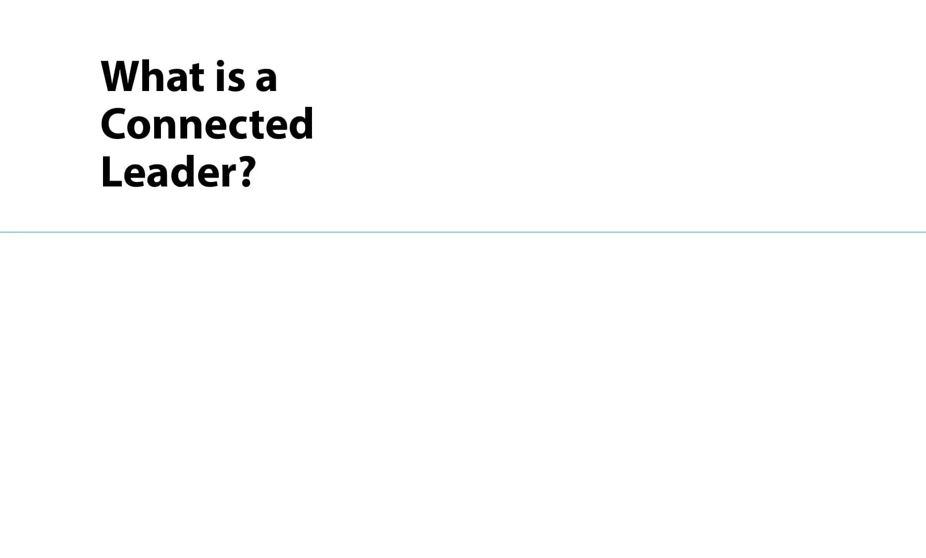 The Course — Connected Leader Club