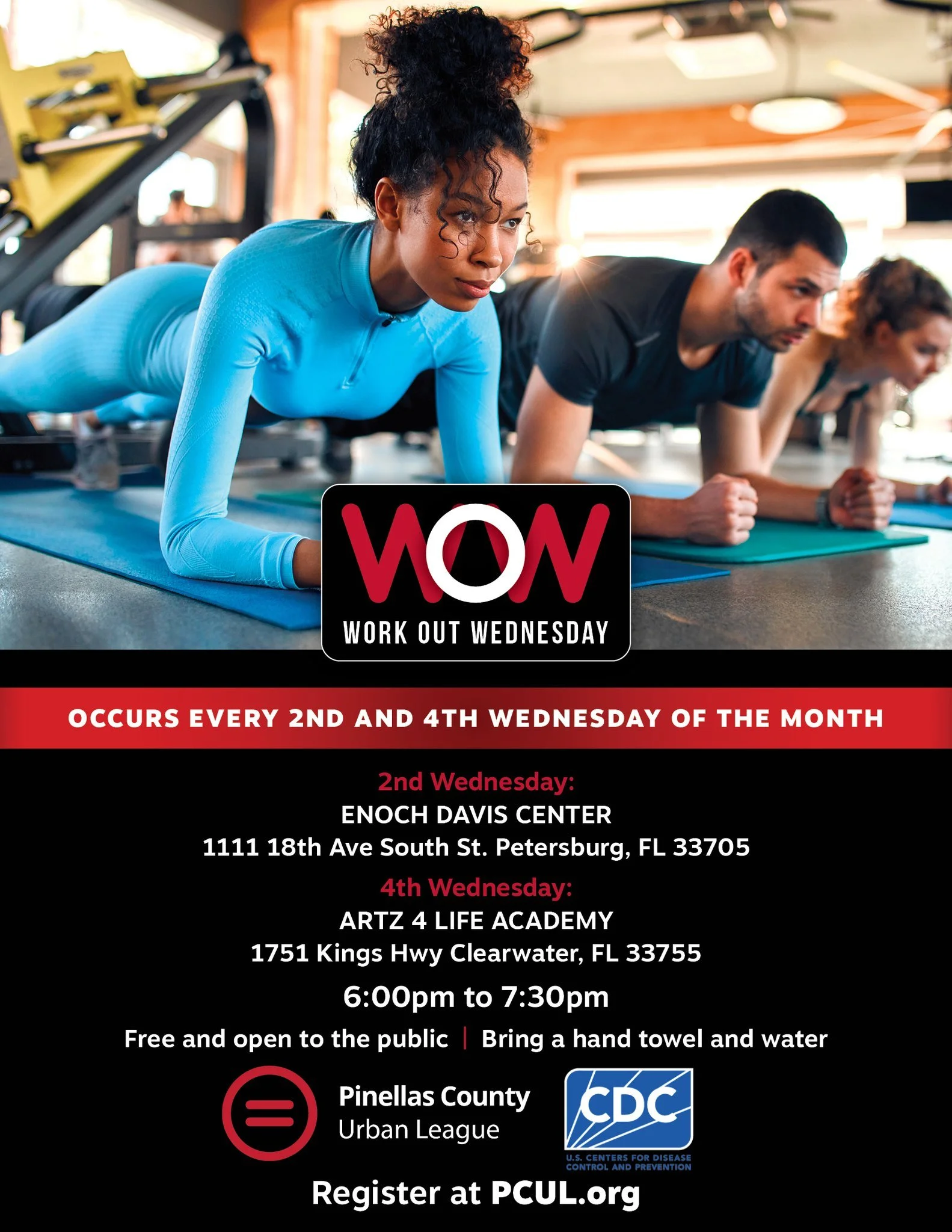 WORK OUT WEDNESDAY (WOW) — Pinellas County Urban League