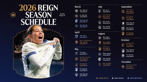 Seattle Reign FC’s 2026 Schedule: By the Numbers — Seattle Reign FC
