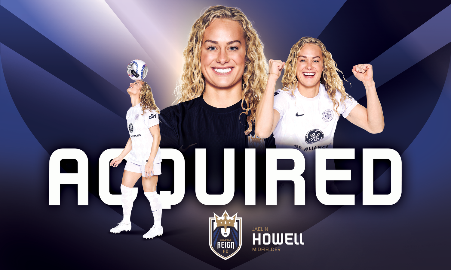 Seattle Reign FC Acquires Midfielder Jaelin Howell and Allocation Money ...