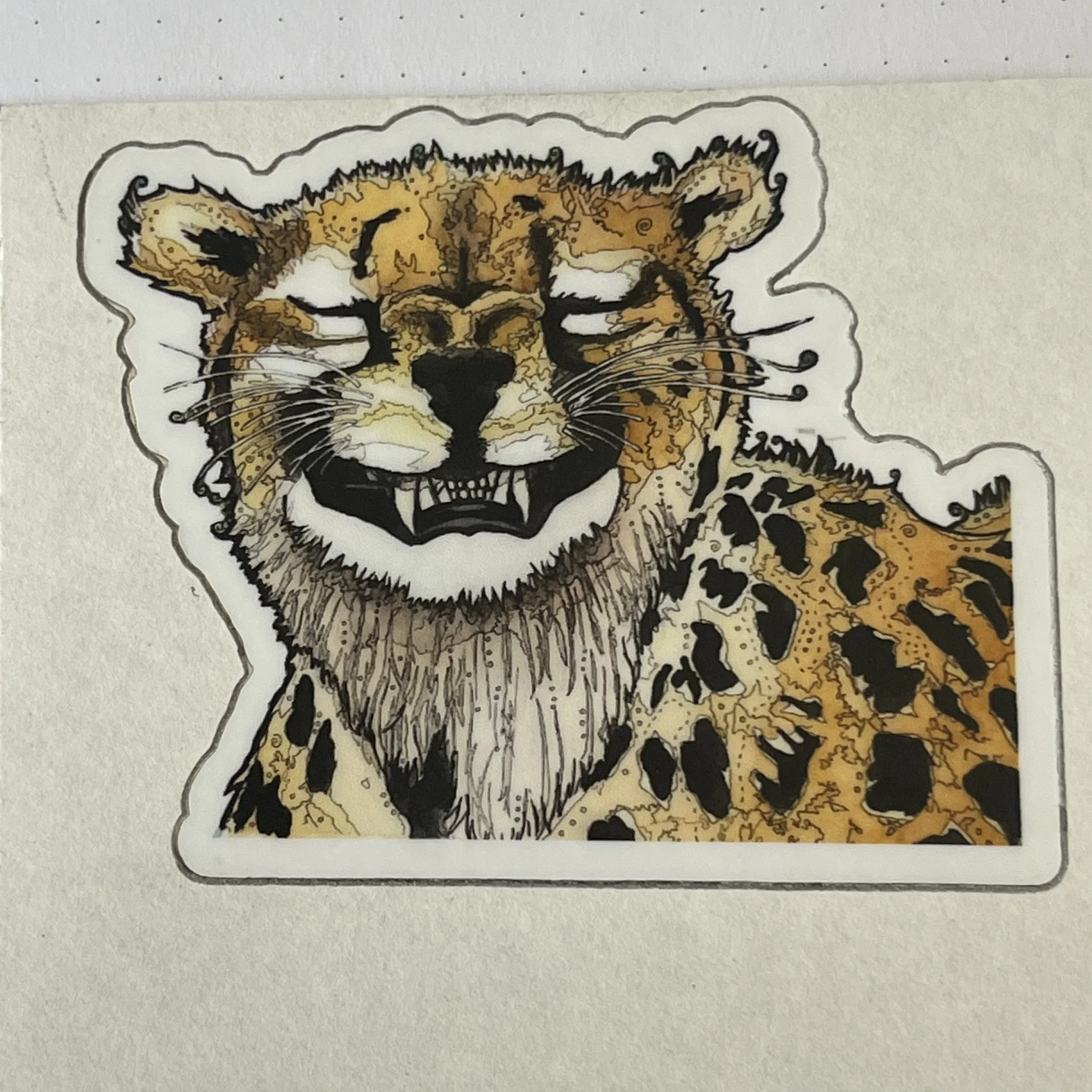 Edgar Sticker — WaterPlusInk Studios