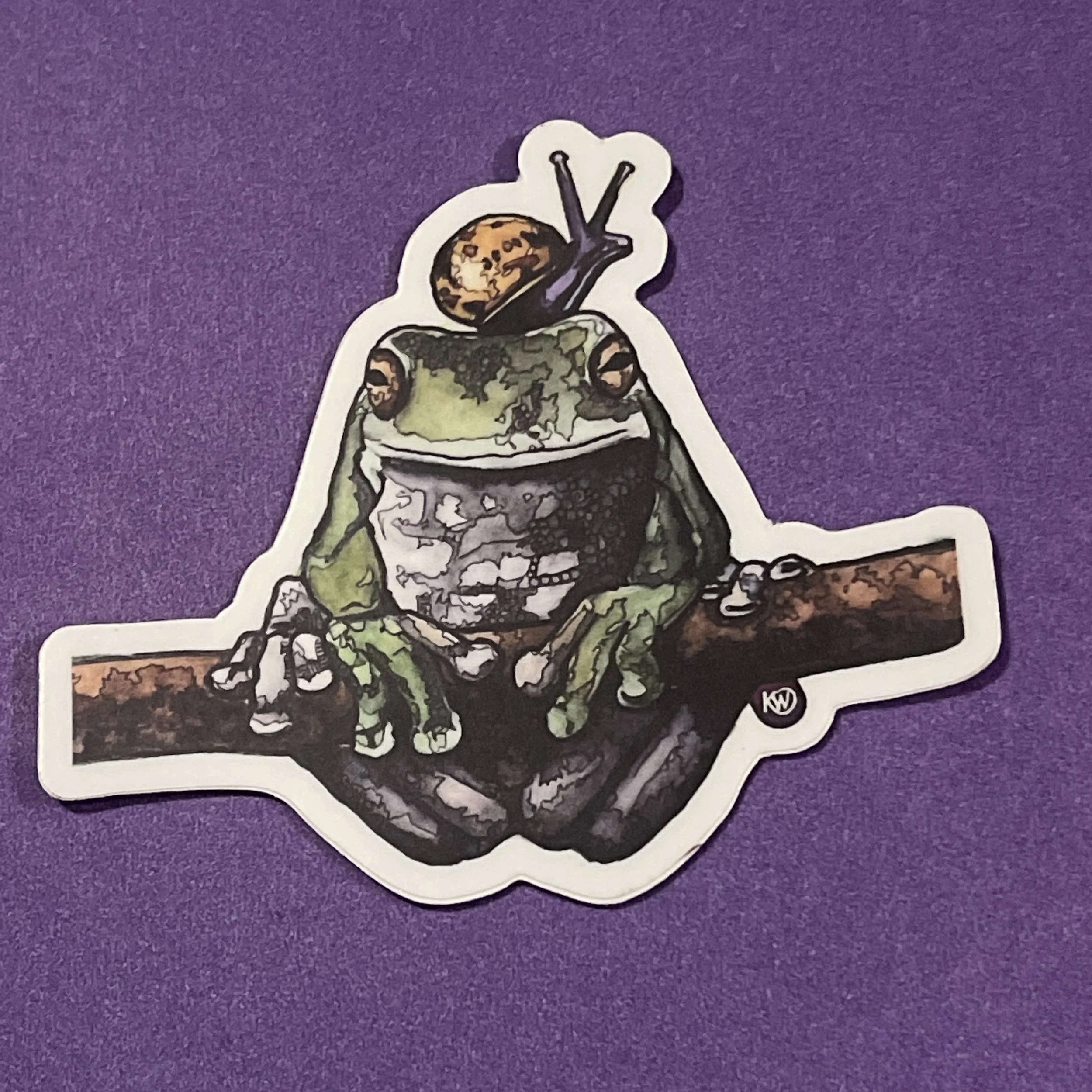 Edgar Sticker — WaterPlusInk Studios