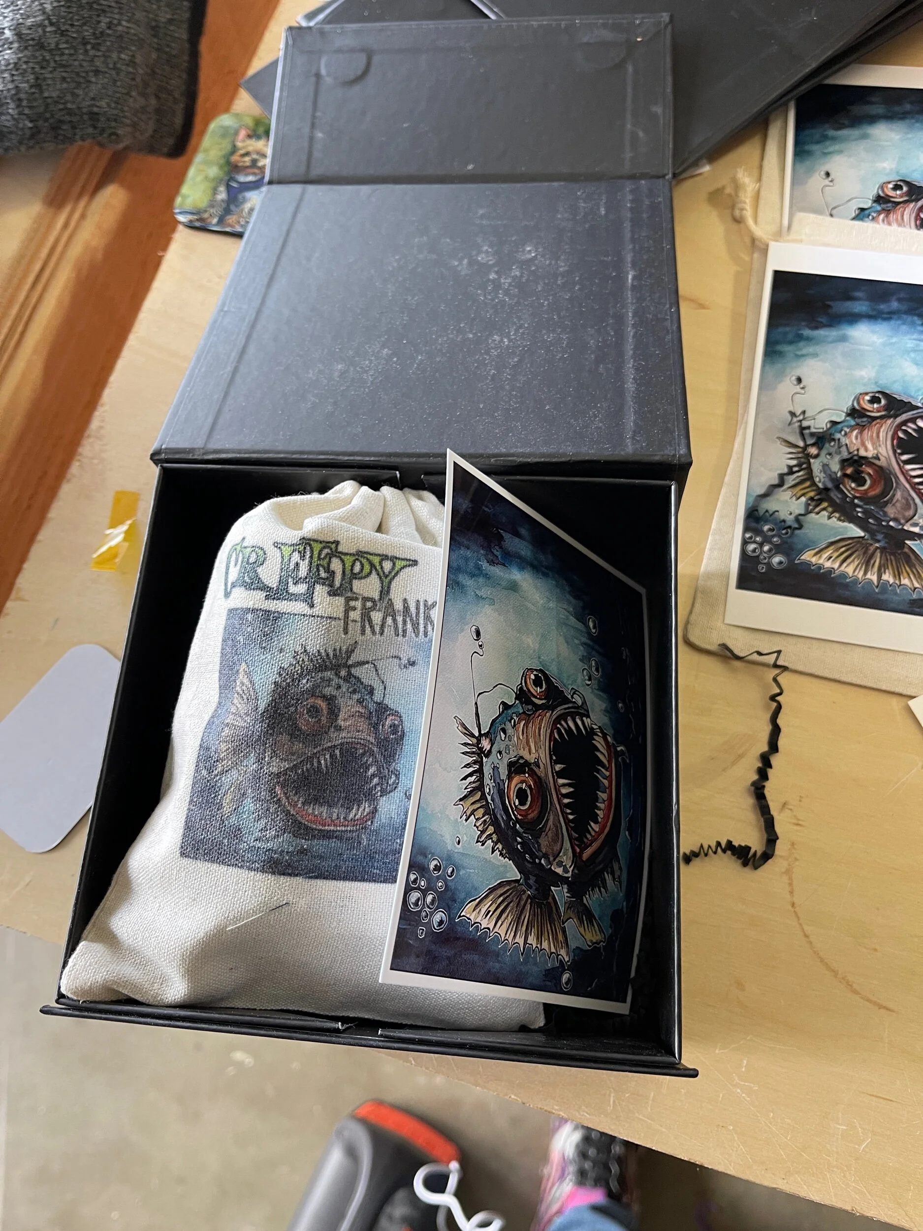 Creepy Frank Button Up — WaterPlusInk Studios