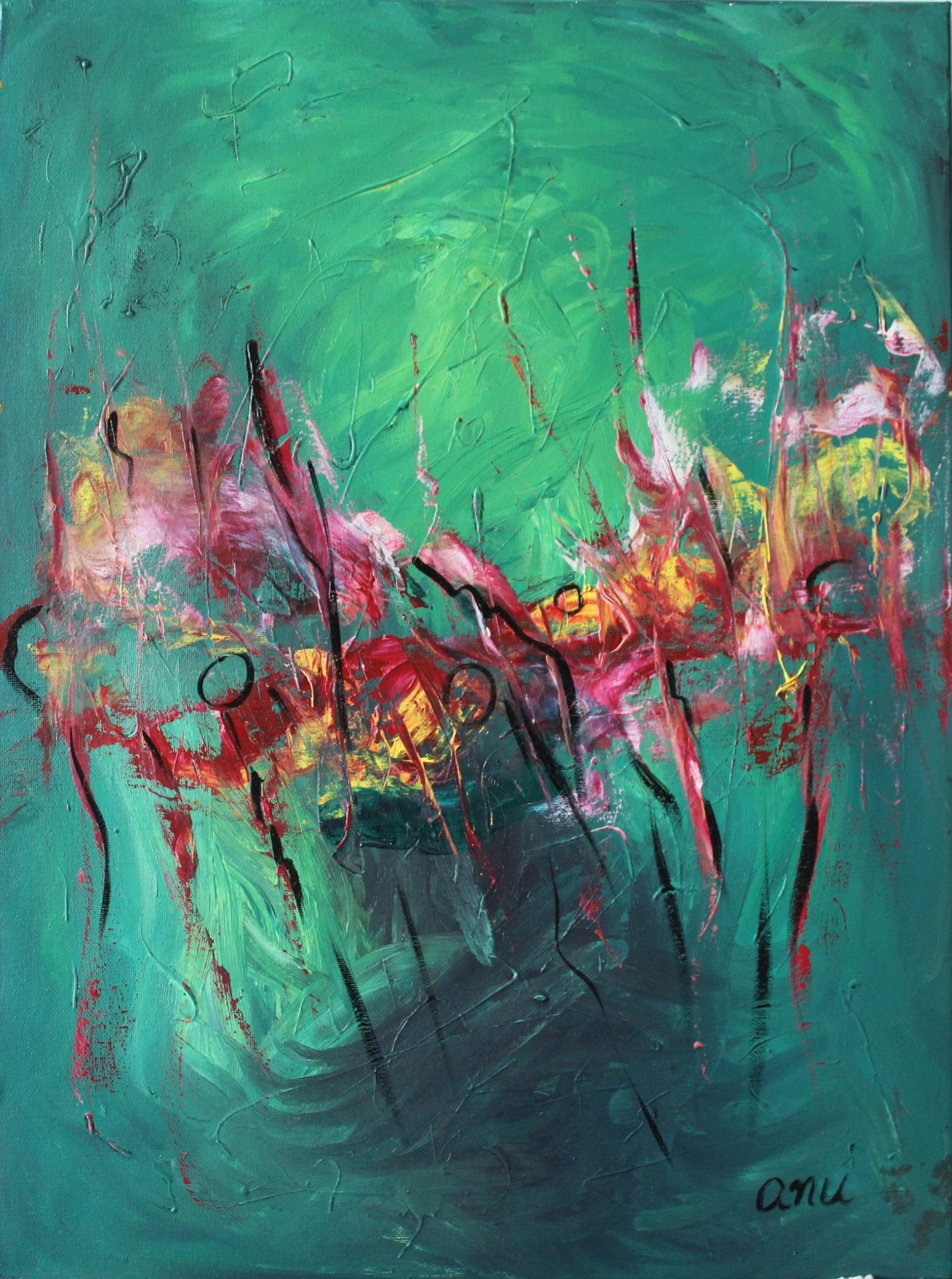 Wall artworks and wall paintings by artist Anu Rajkumari