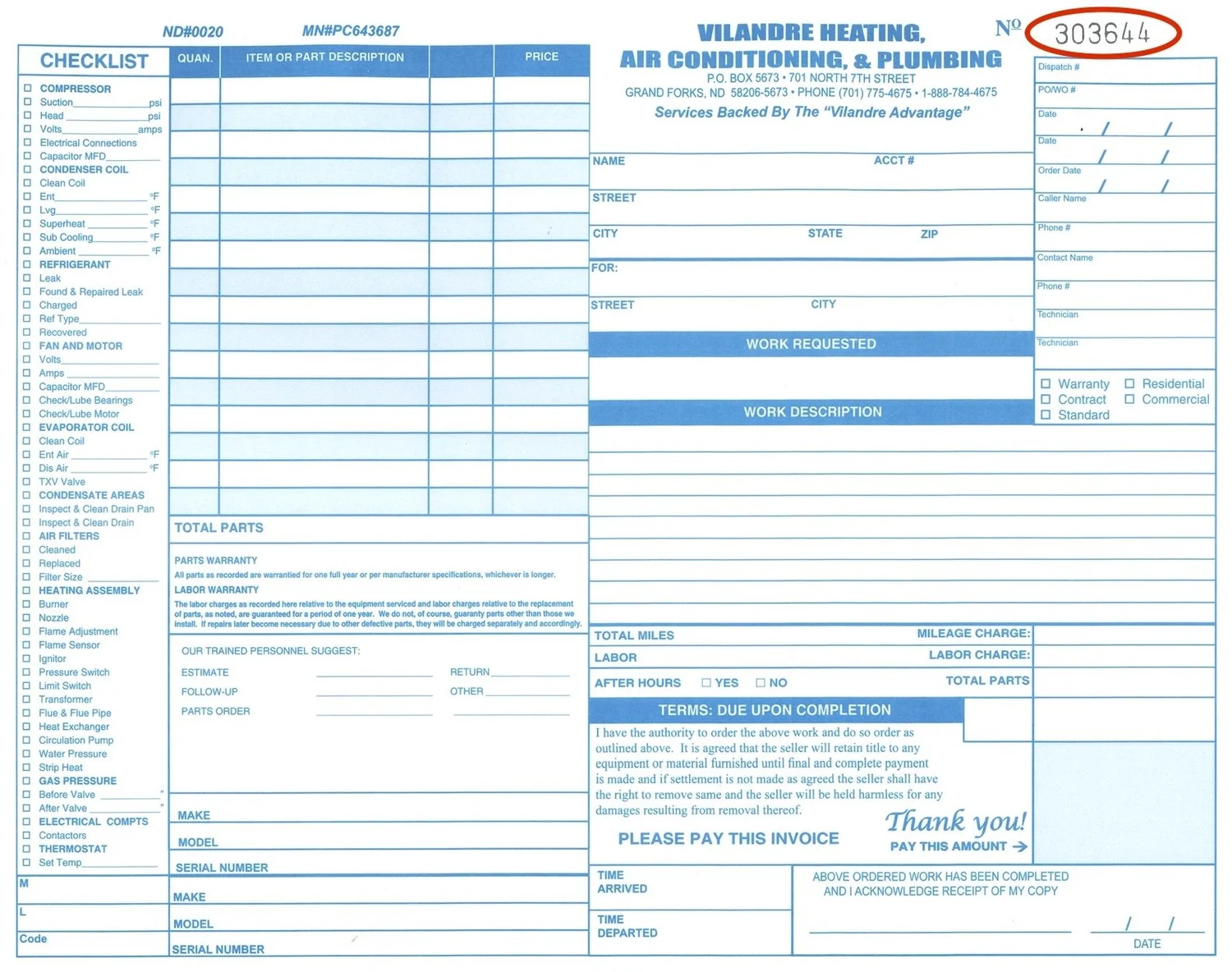 Bill Pay — Vilandre