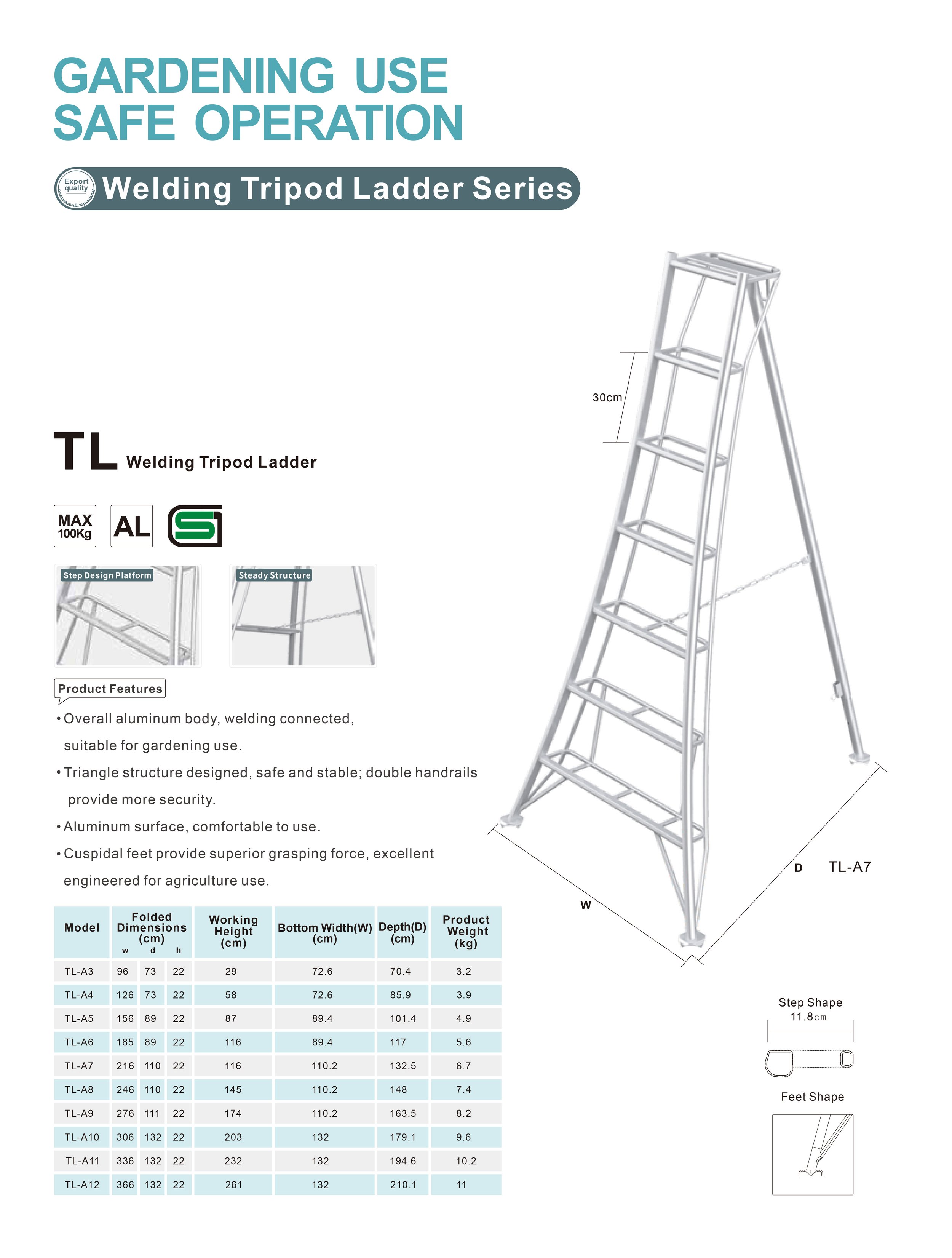 Welding Tripod Ladder — Rhine Vietnam | Leading Aluminum Manufacturer ...