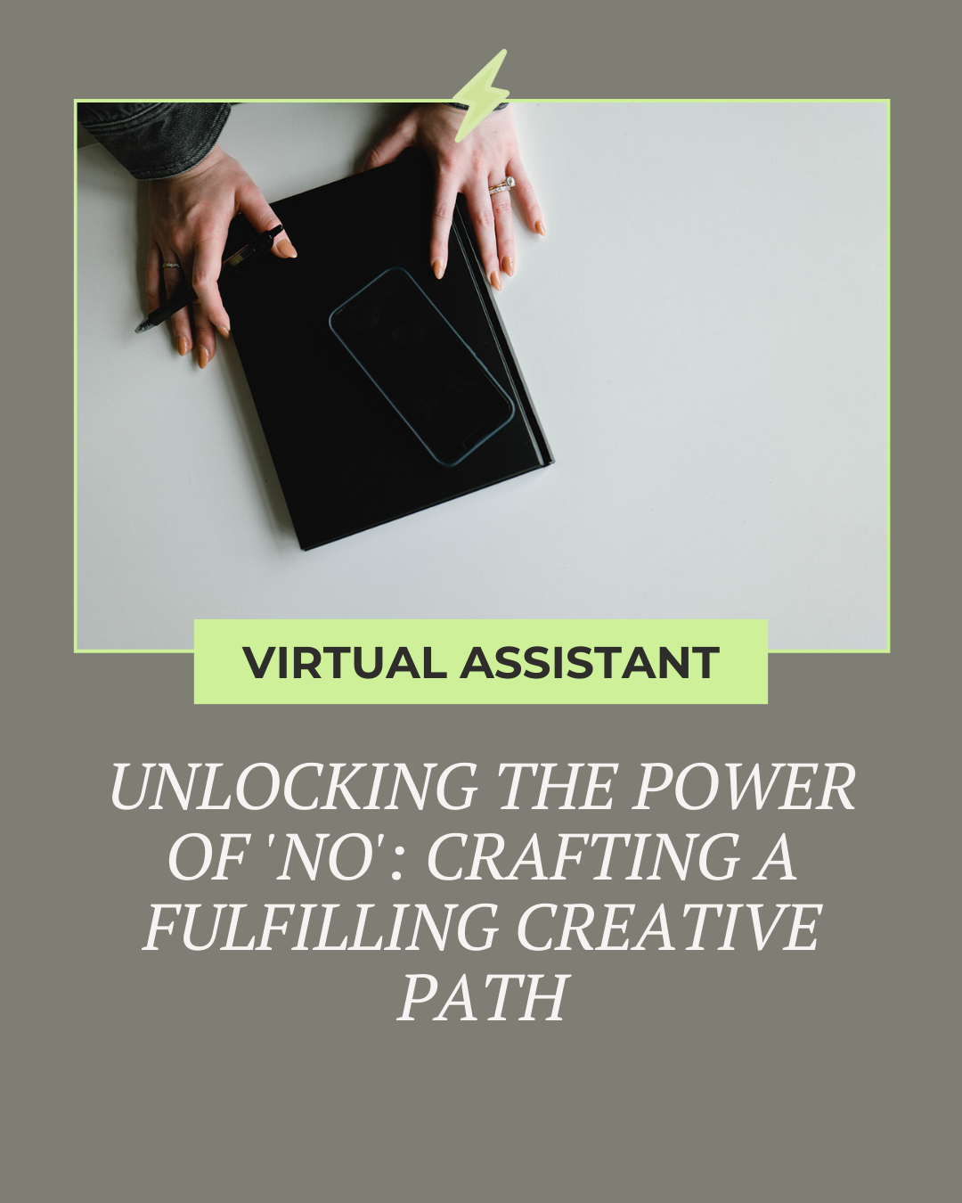 Unlocking the Power of 'No': Crafting a Fulfilling Creative Path — The ...