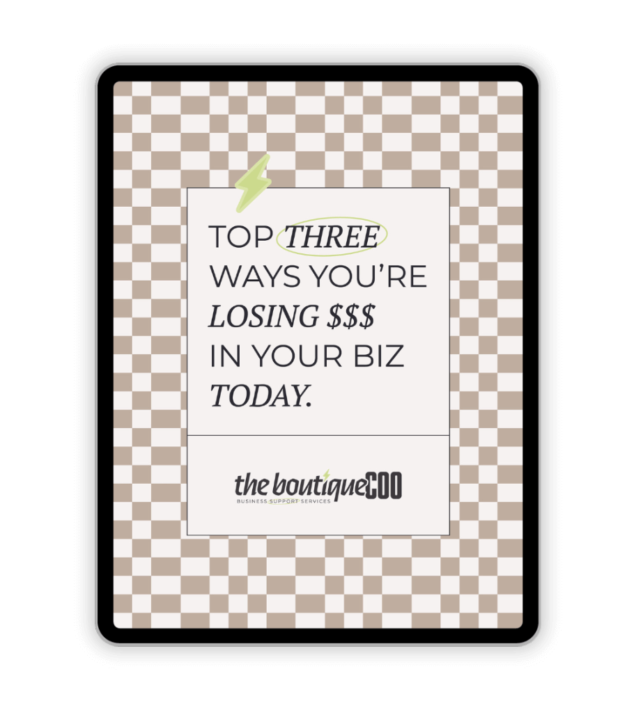 The Boutique COO | Business Support Services