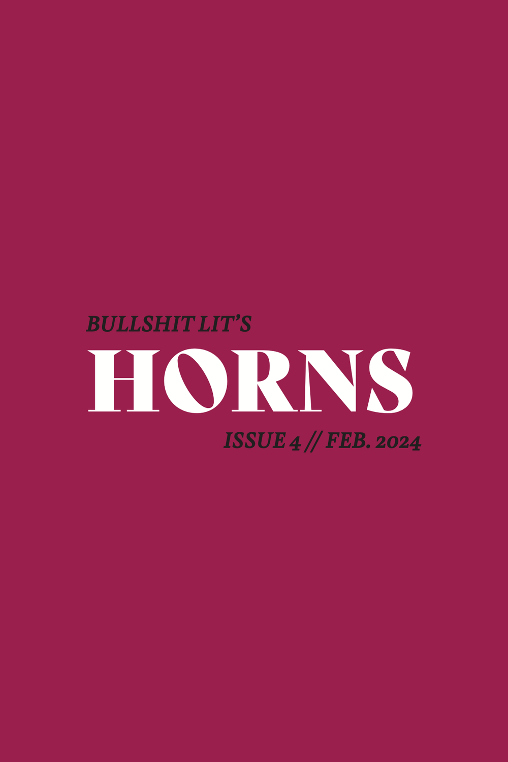 HORNS — BULLSHIT LIT