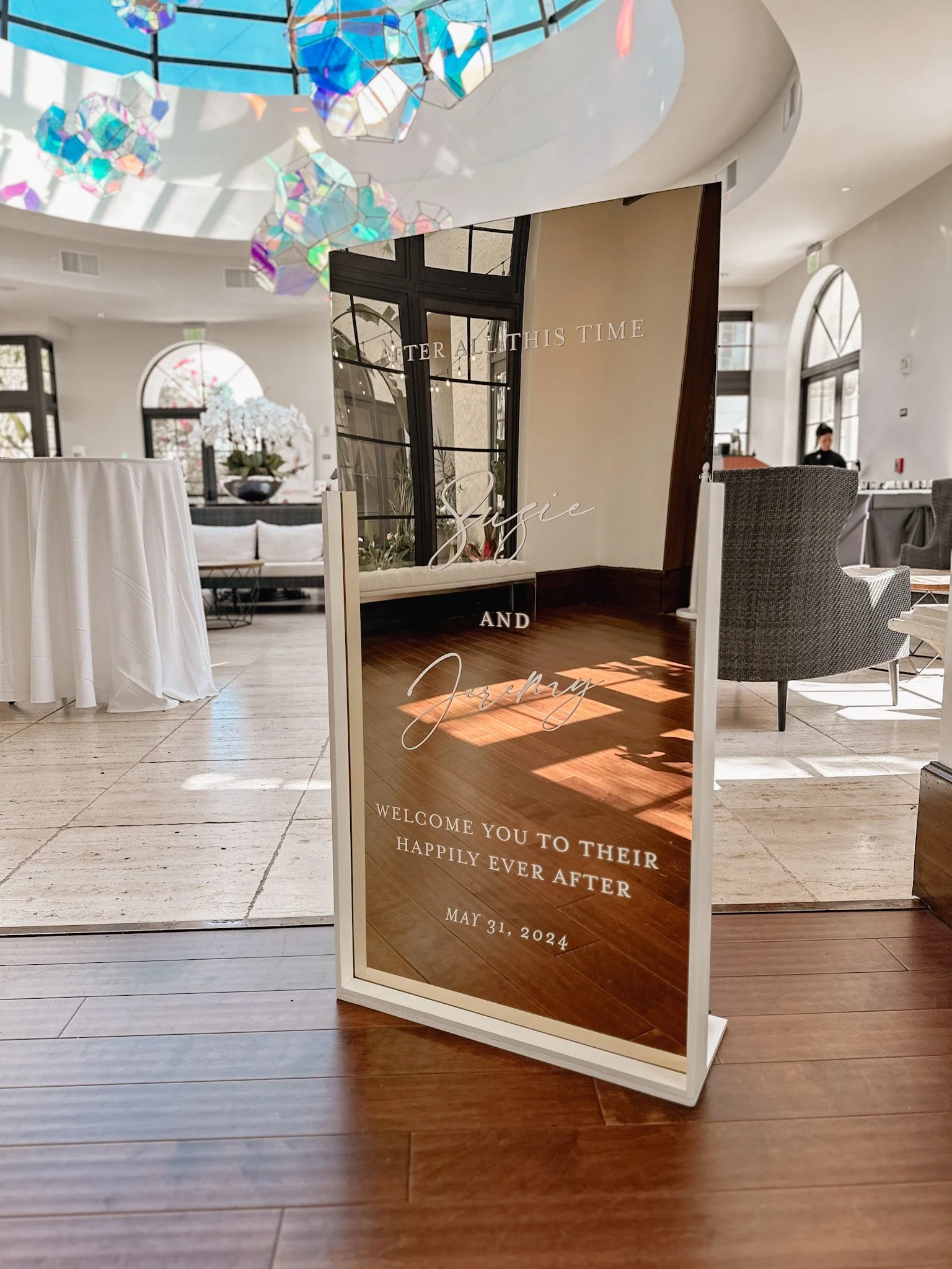 Custom Wedding Day Signage | The Moxie Workshop