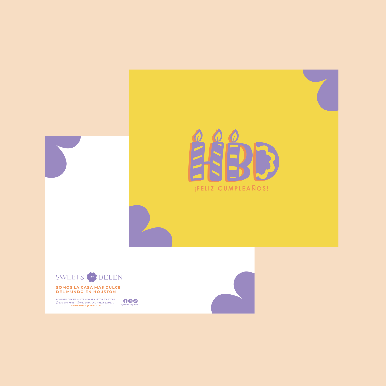 Handwritten Card — Sweets by Belen