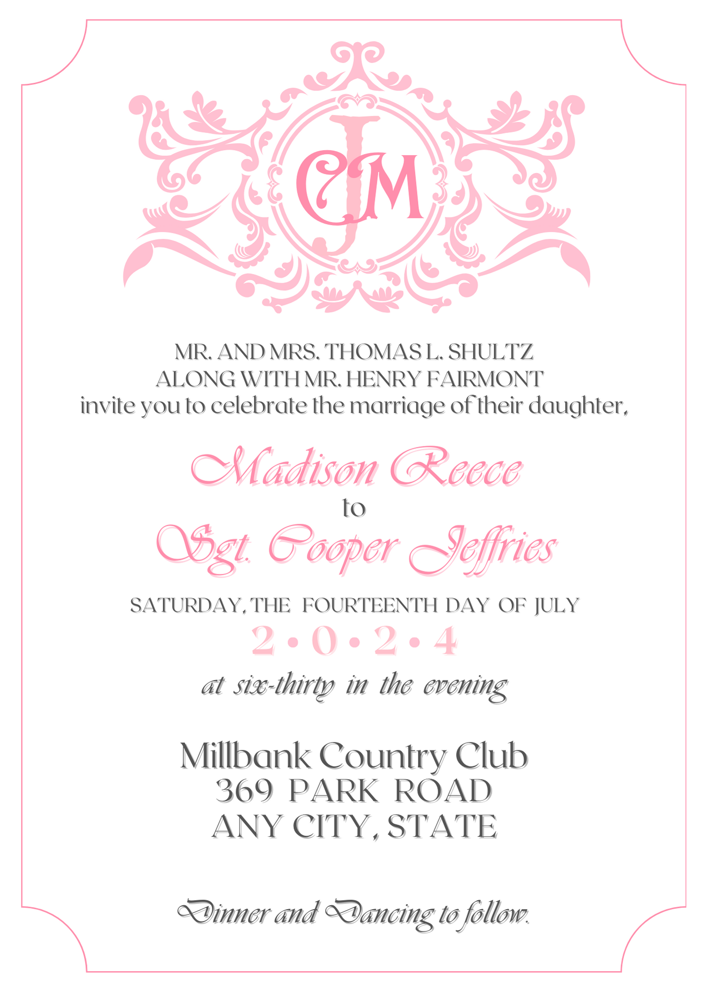 Wedding Invitation Wording Both Parents Ask The Etiquette Masters: