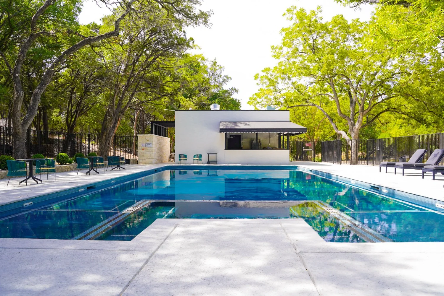 The Pool | Dive Into Relaxation — Wimberley Inn + Bar