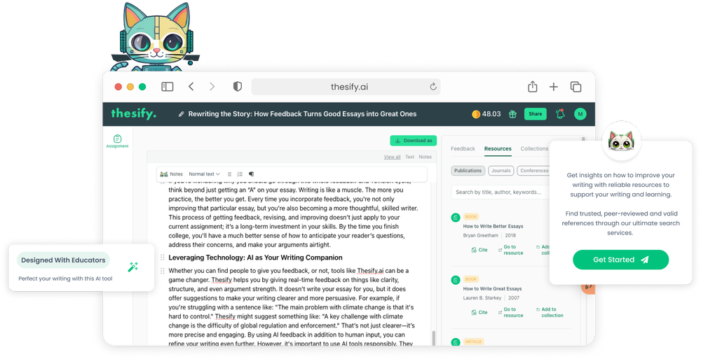 Thesify - Ethical AI Tools That Improve Your Academic Writing