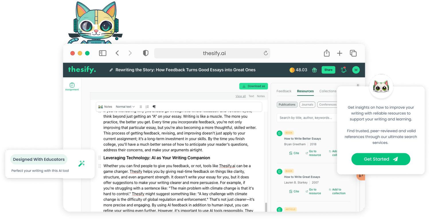 Thesify - Ethical AI Tools That Improve Your Academic Writing