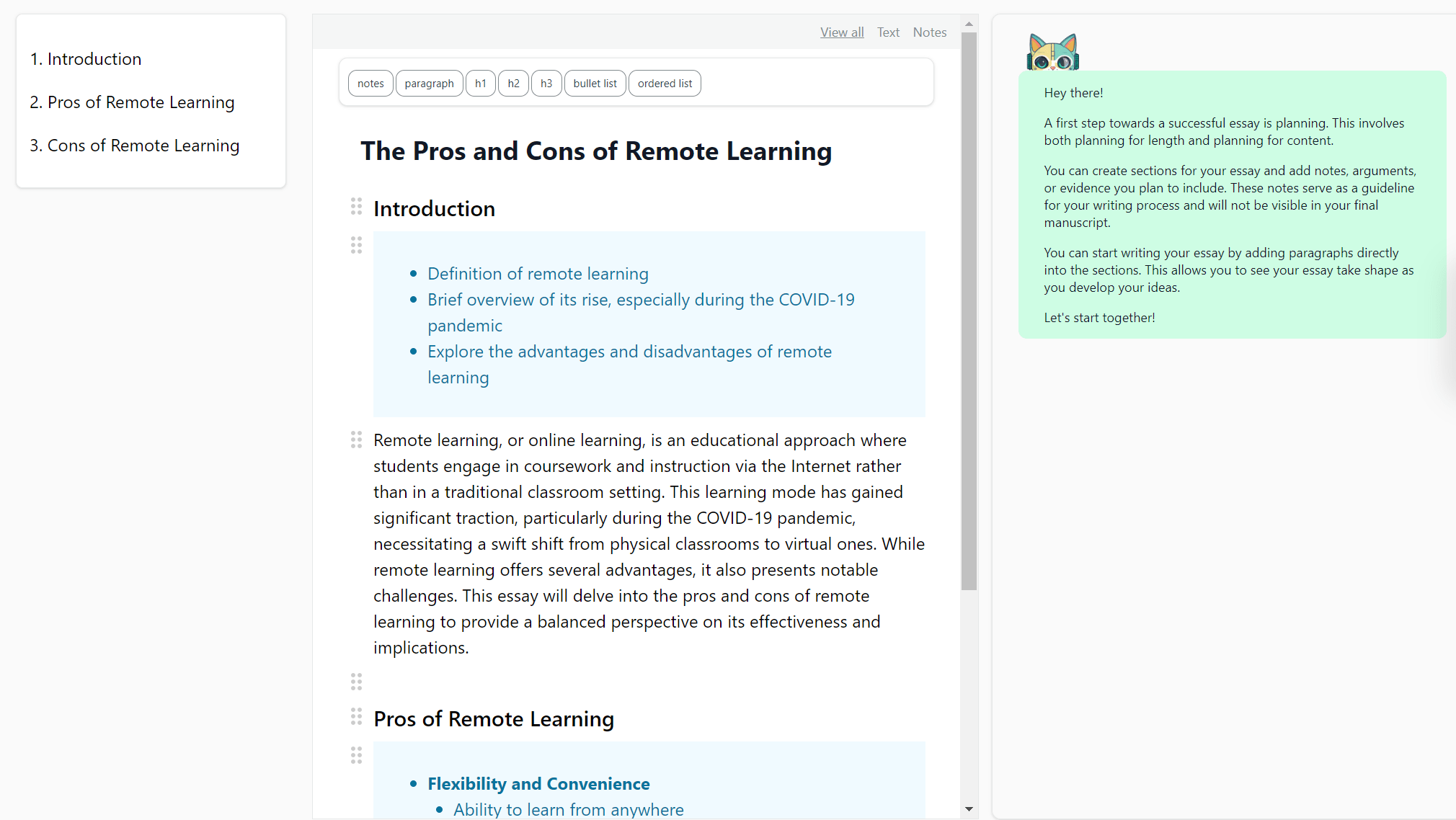 Thesify - Ethical AI Tools That Improve Your Academic Writing