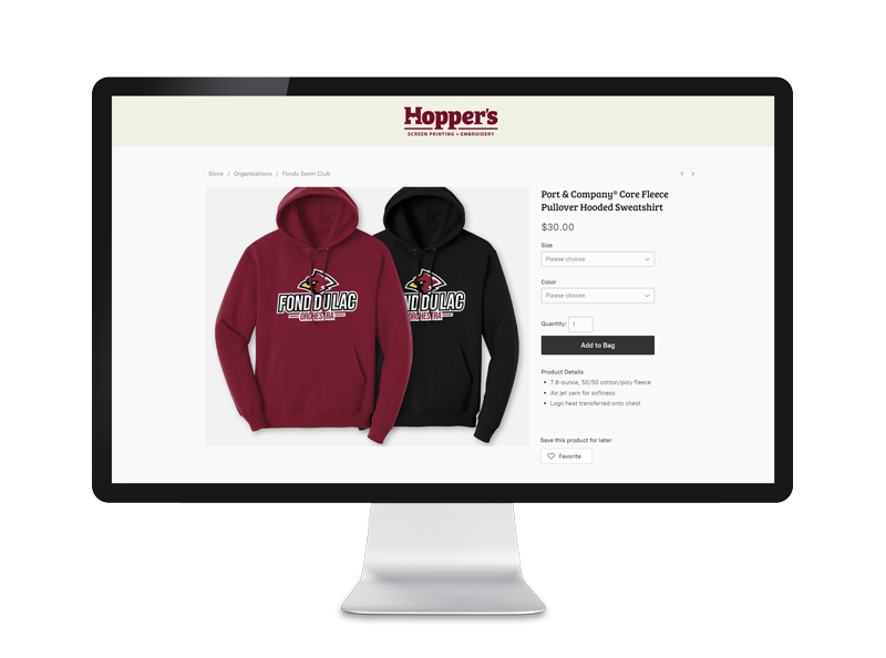 What We Do — Hopper's Screen Printing + Embroidery