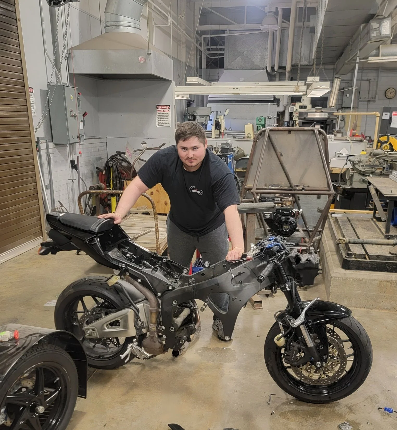 Motorcycle Tear Down — Cardinal Racing District at Lamar University