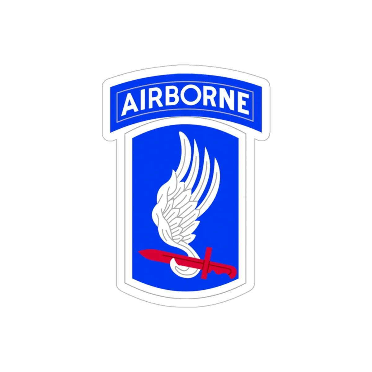 11th Airborne Division "Arctic Angels" Transparent Outdoor Stickers ...