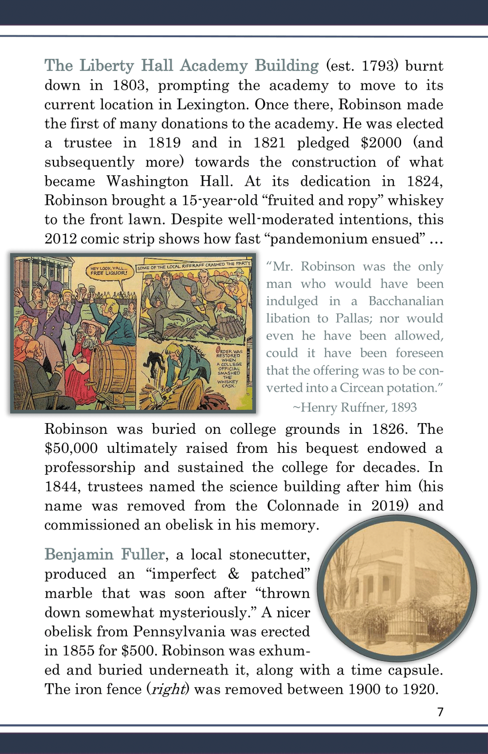 A Guide to Front Campus Monuments — The W&L Spectator