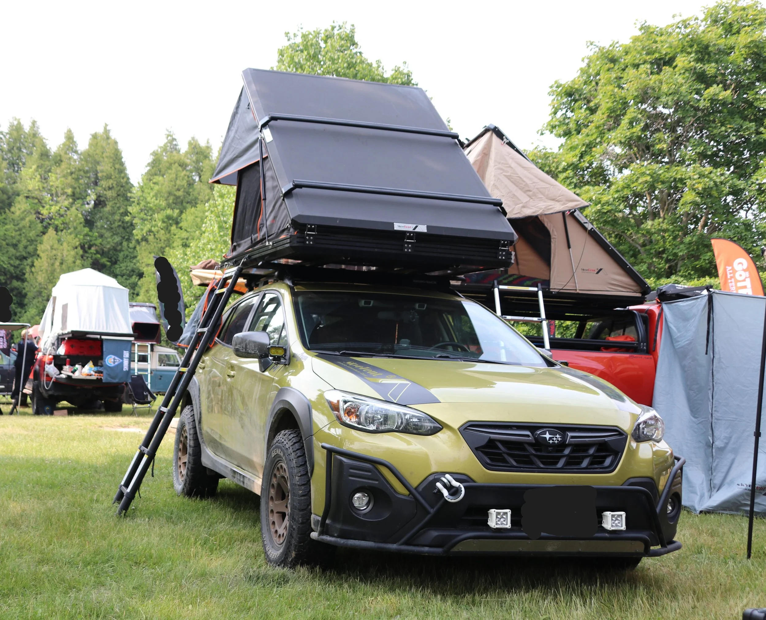 Hard shell Rooftop Tent for car camping — SkyeTent Vehicle Adventure ...