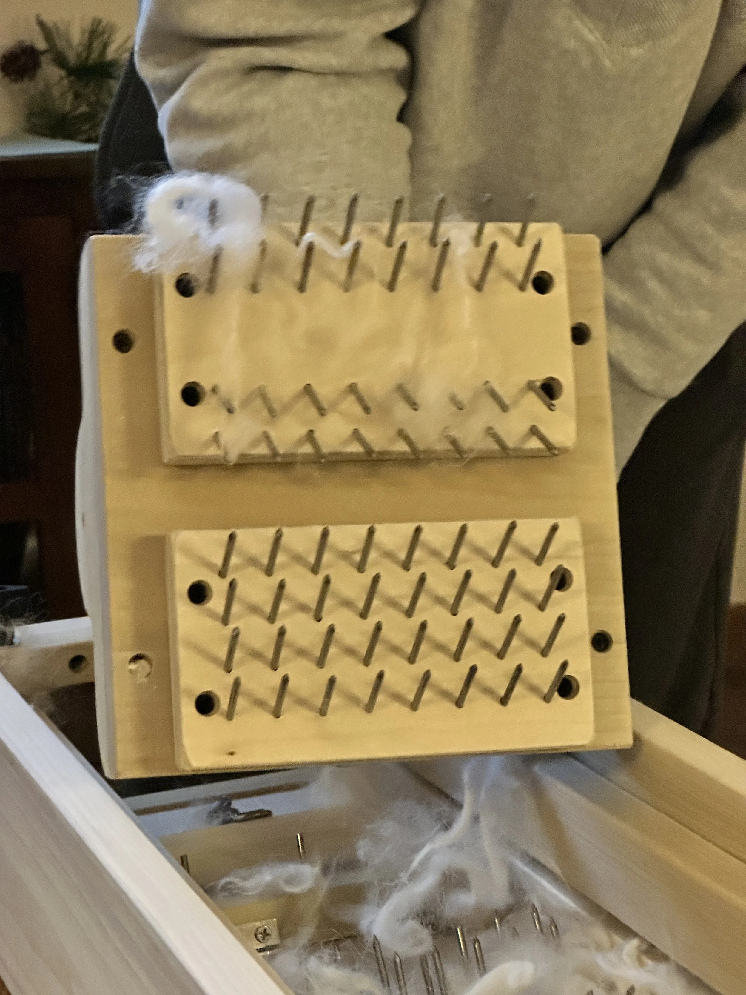 Another piece of the wool process — Welcome to Red Hawk Farm