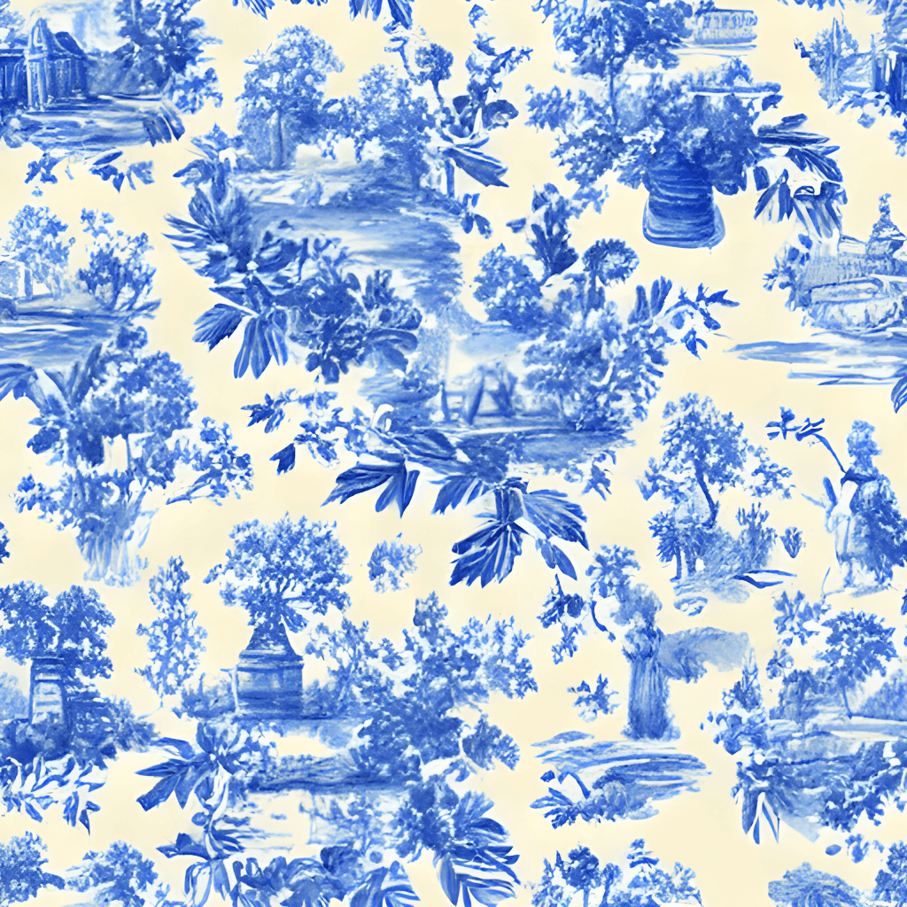 Eau de Toile Pattern and Fabric — Design by Rachel Rosenfeld