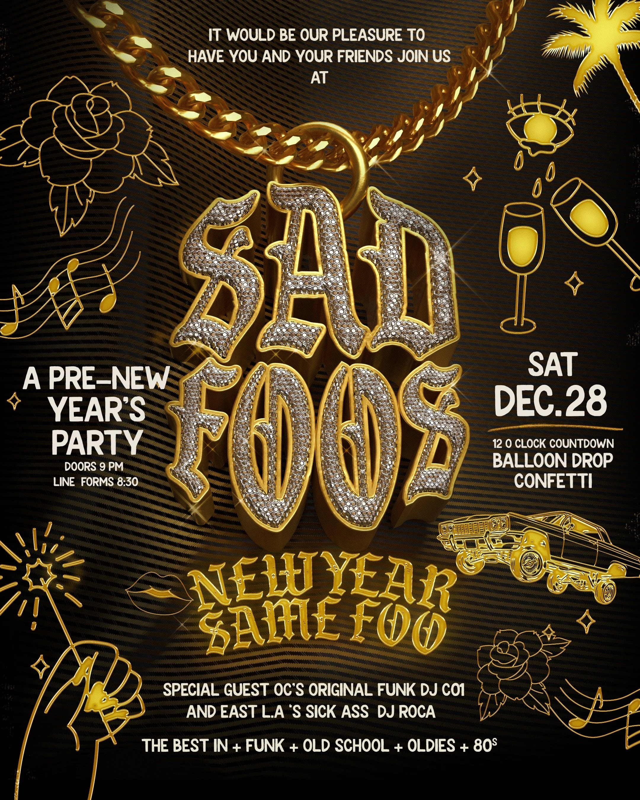 Sad Foos Presents - New Year, Same Foo - Funk + Old School + Oldies ...