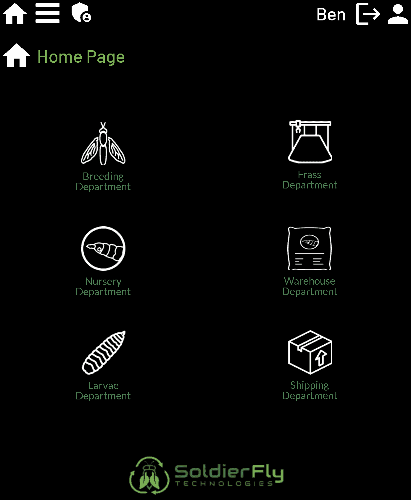 Entoware Black Soldier Fly Facility Management Software — Soldier Fly Technologies