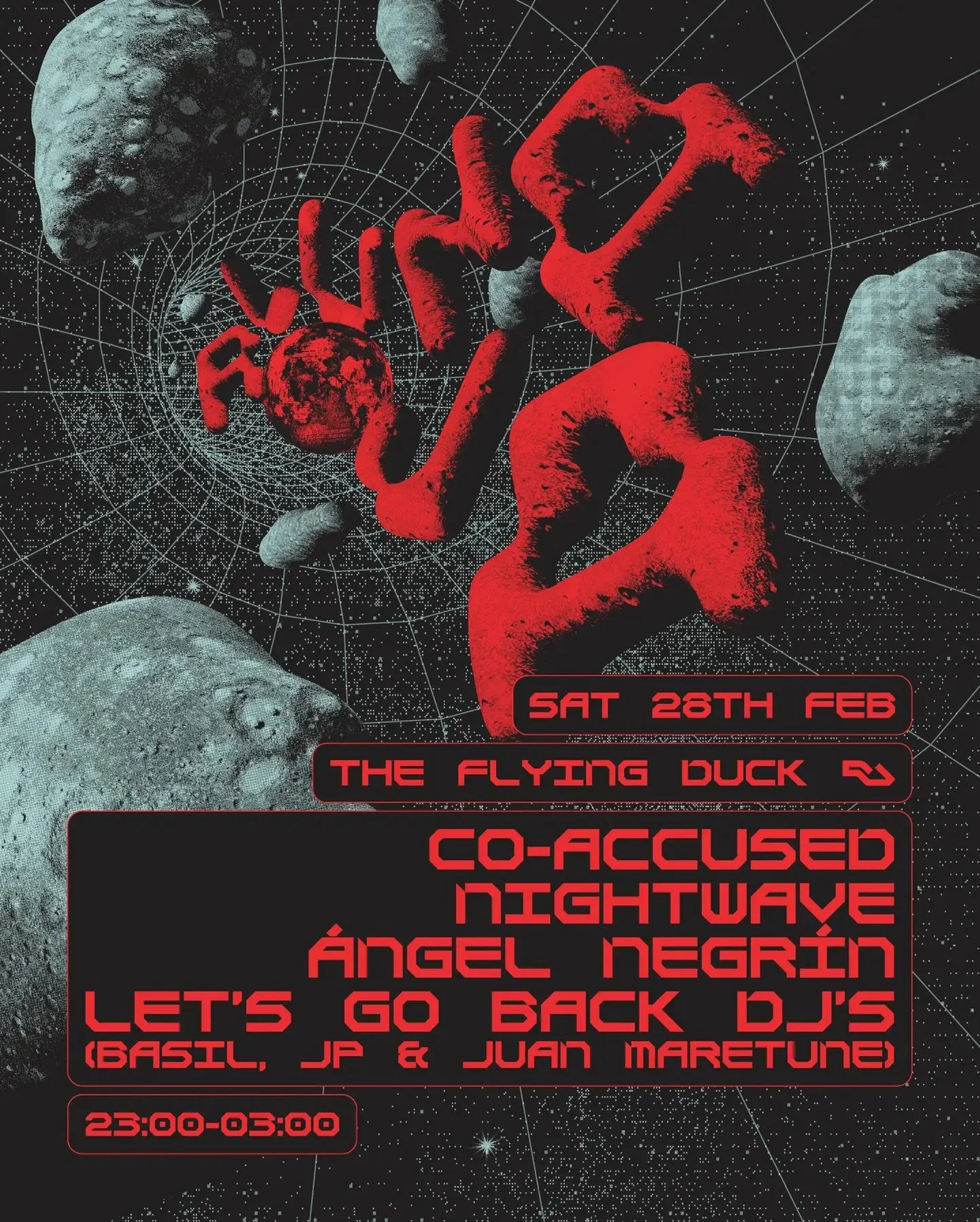 Luna Roja with Co-Accused, Nightwave, Ángel Negrín & Let's Go Back DJ's ...