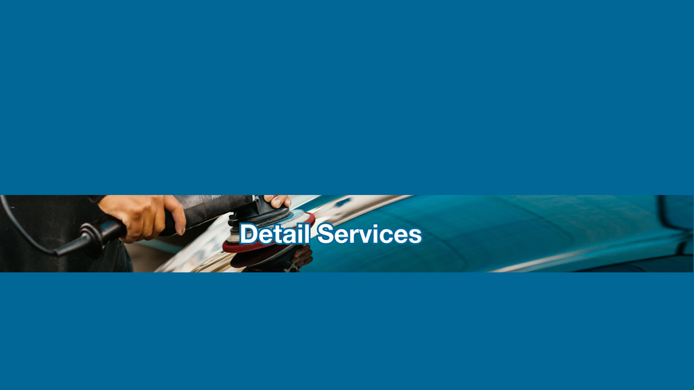 Detail Services — Sunset North Car Wash & Detail Centers