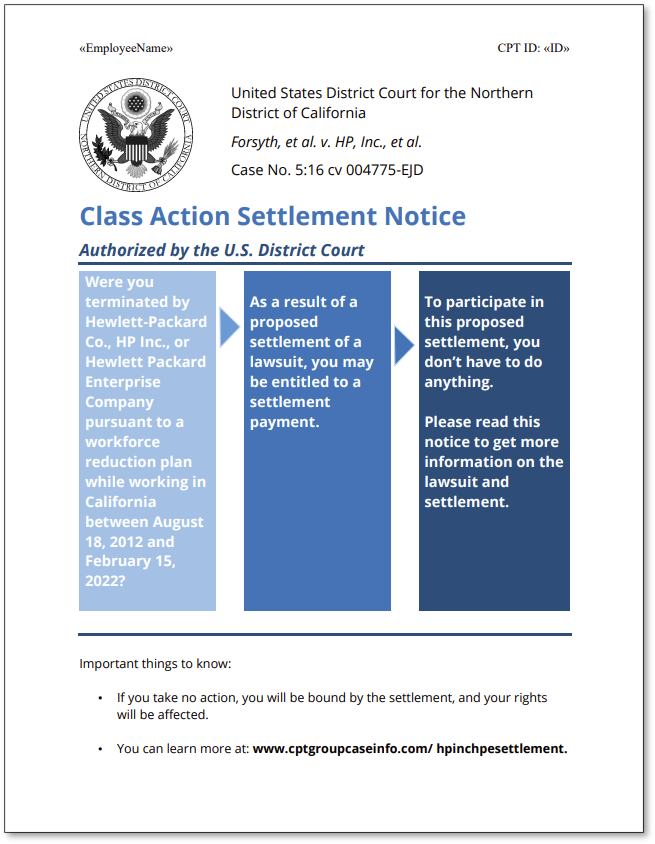 Resources for Class Action Notices