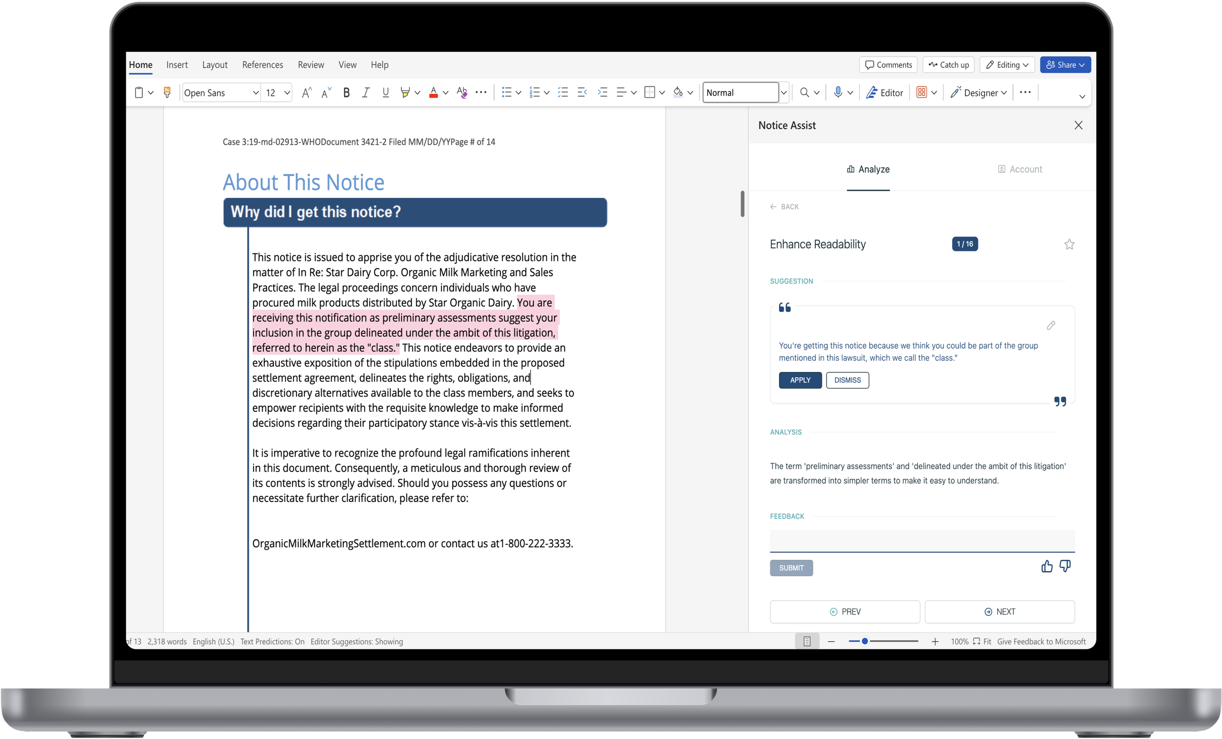 Class Action Notice Templates & Software | Notice Project