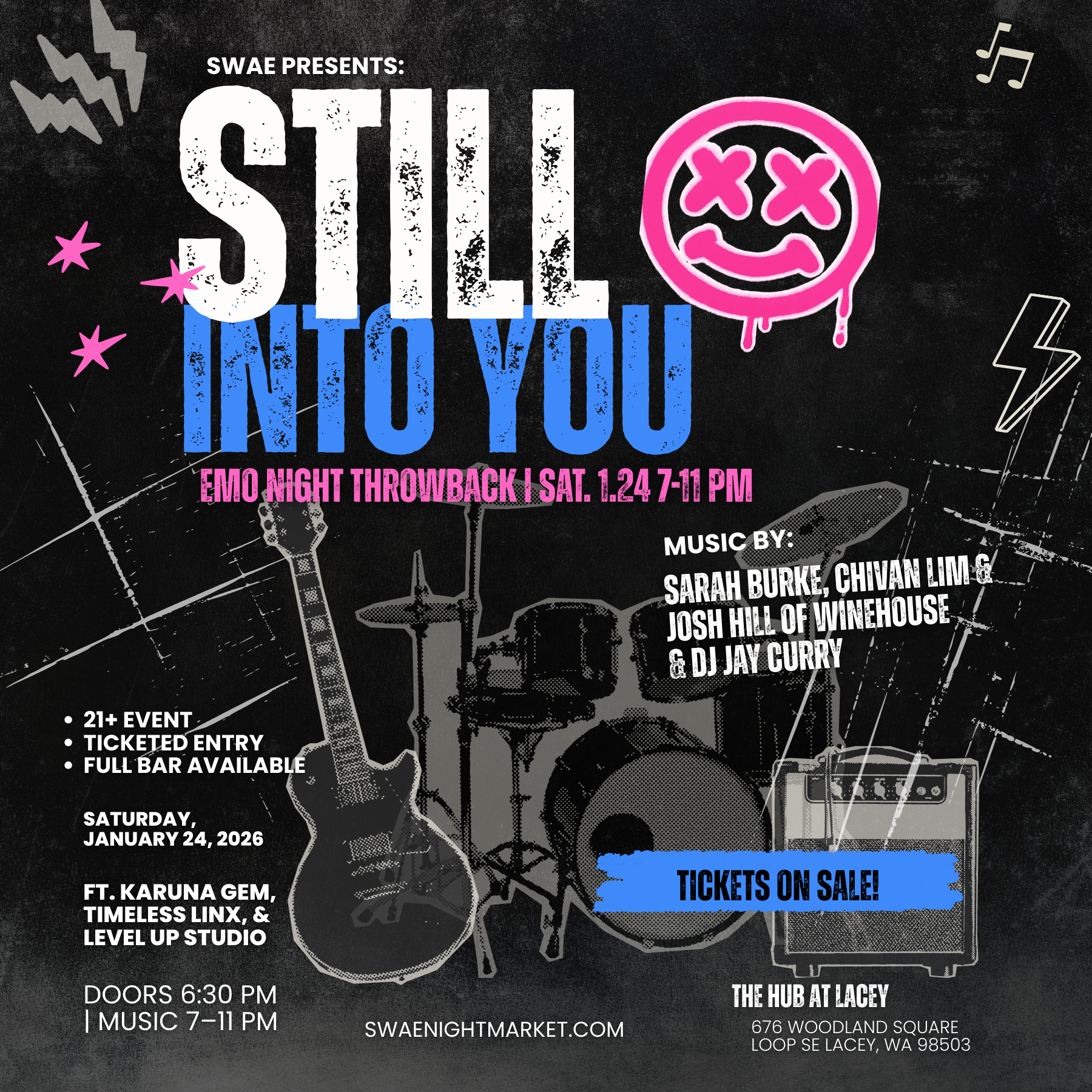 SWAE Presents: Still Into You - An Emo Night Throwback — SWAE Night Market